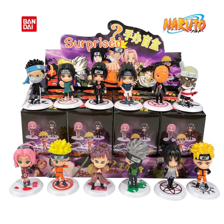 Bandai Naruto One Piece Blind Box Anime Action Figures Cute Catoon ...
