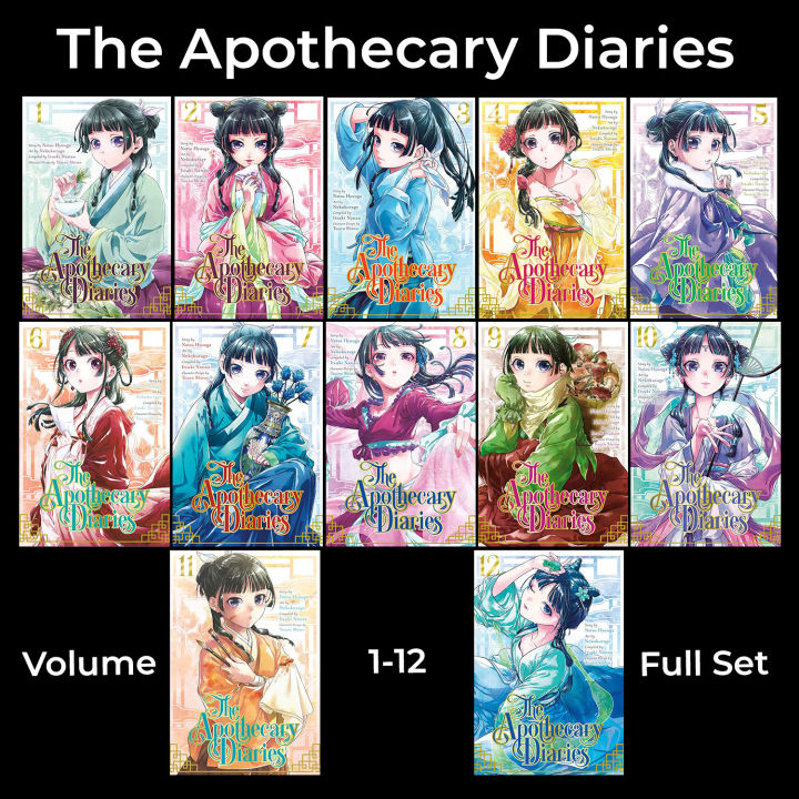 The Apothecary Diaries Manga Vol. (1–12) Set 12 Books Paperback | MH ...