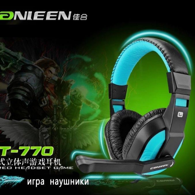 Canleen CT-770 Gaming Stereo Heavy Bass Headphone With Mic for Computer ...