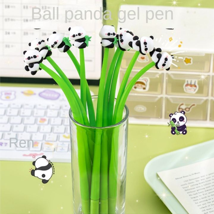 Practical Stationery Neutral Pen Cute Panda Silicone Neutral Pen ...