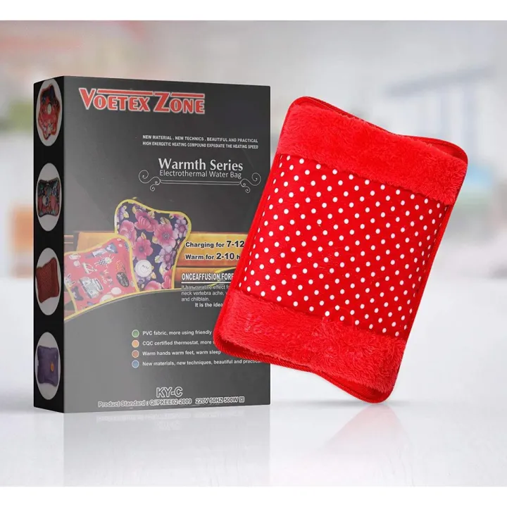 electric Velvet Heating pad/Hot water/Heat Pouch bag with gel for pain ...