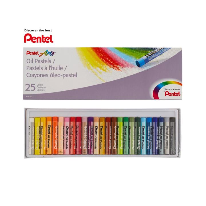 PENTEL OIL PASTEL 25 COLORS SET PHN-25ASE | Daraz.com.bd