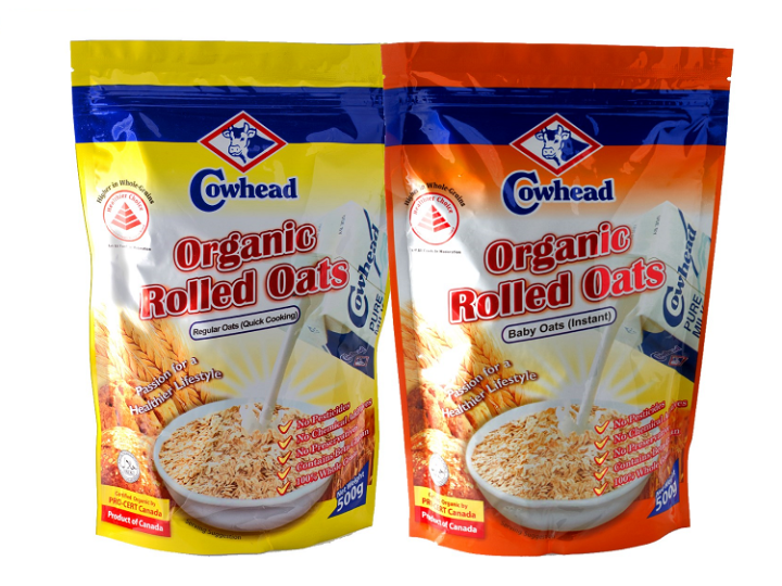 Cowhead Baby Oats Instant Organic Rolled Oats - 500gm | Daraz.com.bd