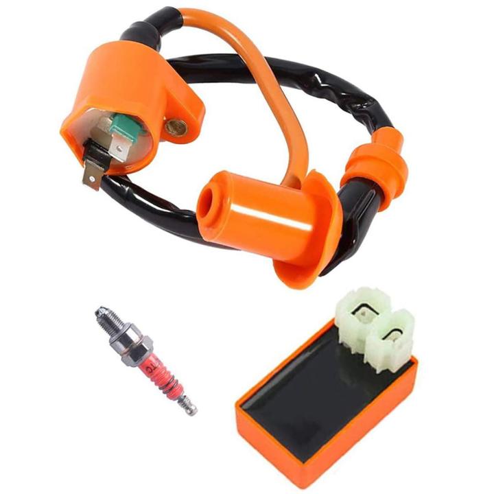Motorcycle Modification Racing Ignition Coil Spark Plug CDI for GY6 GY6 ...