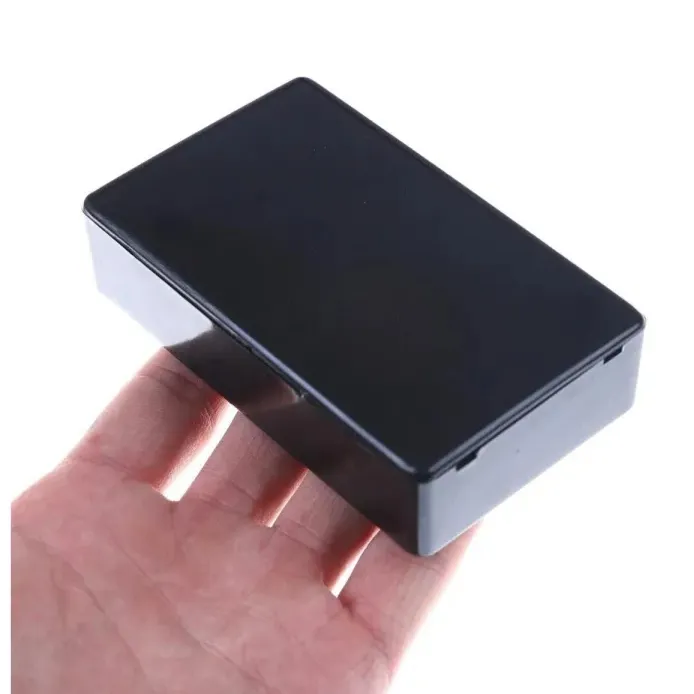 Electronic Project Box DIY Small Black Shield Wire Junction Boxes ...