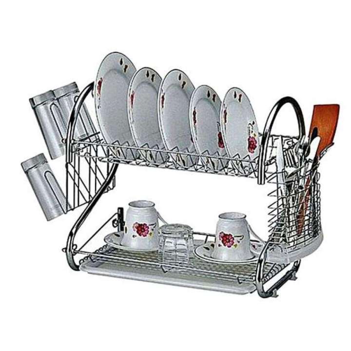 Two (02) Layer Crockery Rack | Daraz.com.bd