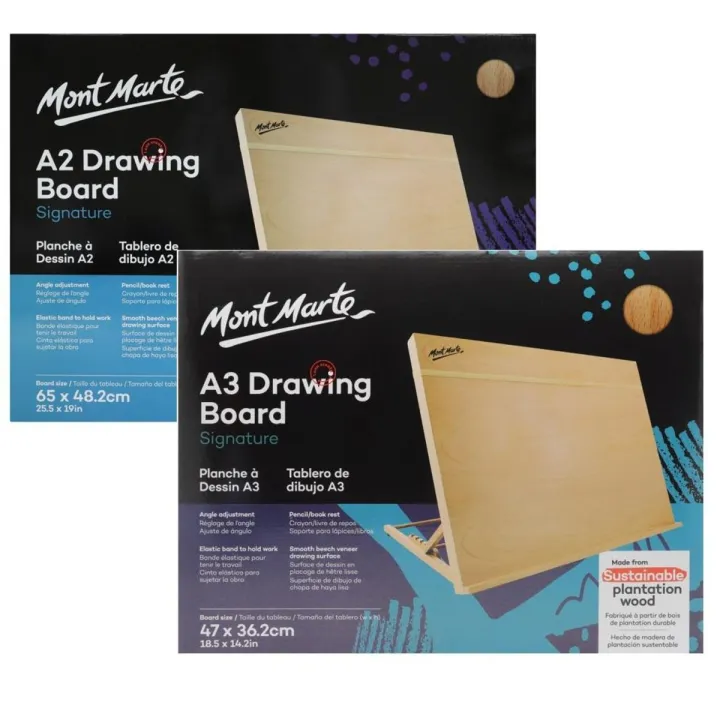 Mont Marte Drawing Board With Elastic Band A3/A2 | Daraz.com.bd