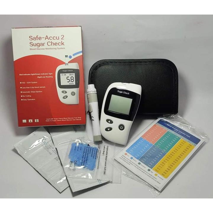 Sugar Check Blood Glucose Meter Full Set | Daraz.com.bd