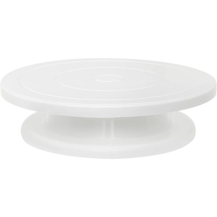 Ateco 608 Revolving Cake Decorating Stand, Plastic Turntable and Base ...