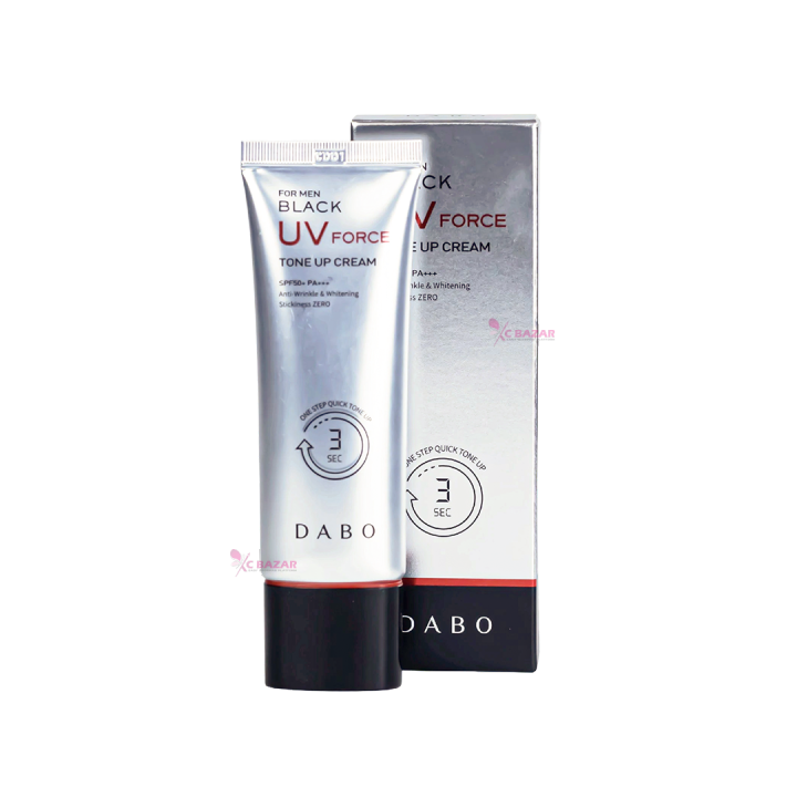 Dabo For Men Black UV Force Tone Up Cream SPF 50+ PA+++ 50 ml | Daraz ...