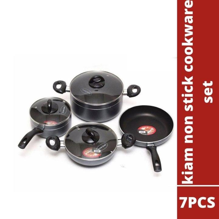 Kiam Non Stick Cookware Set 7pec | Daraz.com.bd