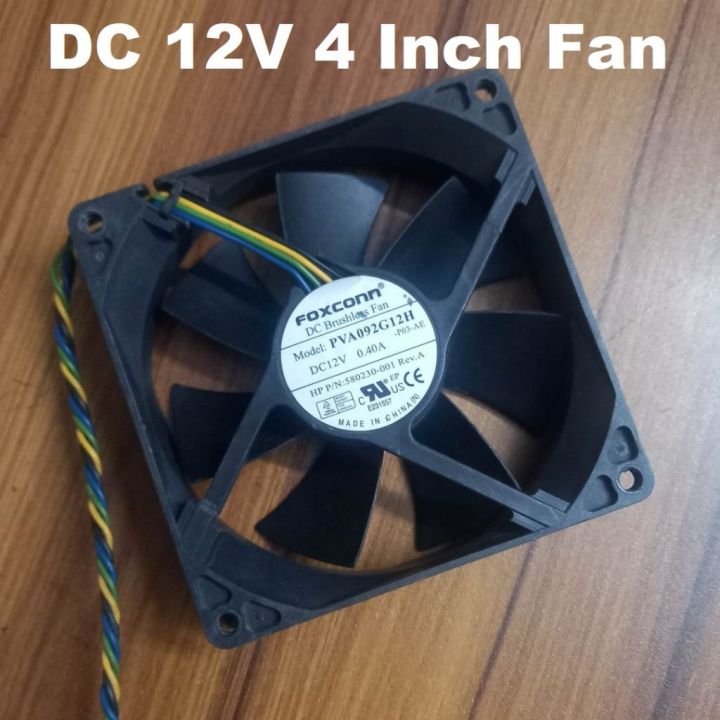4 Inch FAN 12V COOLING 90x90x25mm Fan Heatsink Cooler Radiator Cooling ...