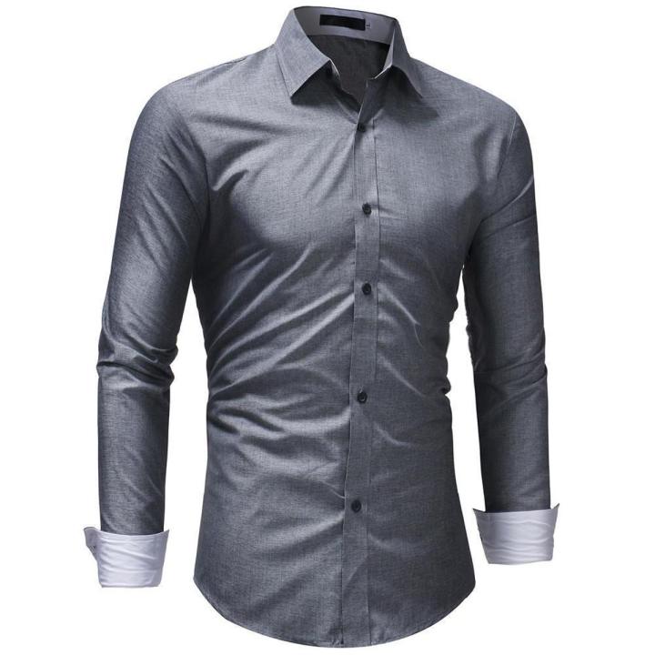 NEW STYLE Cotton Long Sleeve Formal Shirt for Men | Daraz.com.bd