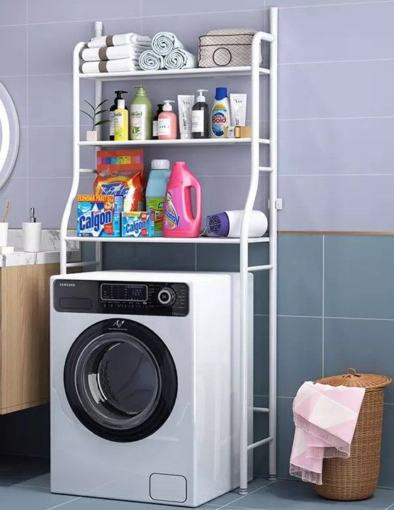 Bathroom Storage Rack 3 Layers Floor Type Toilet Stand Bathroom Cabinet ...