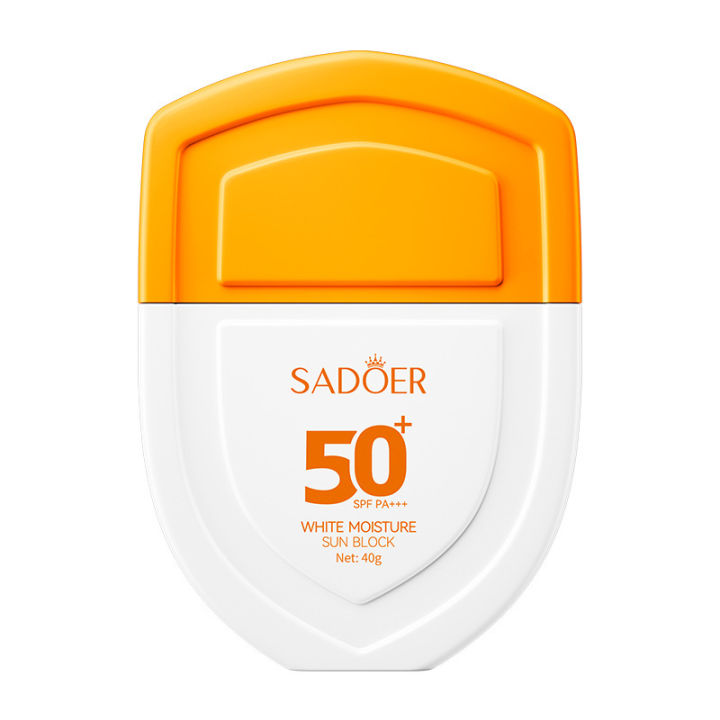SADOER 50 SPF PA+++ UV Protected Whitening Moisturizing Sun Block- 40g | Daraz.com.bd