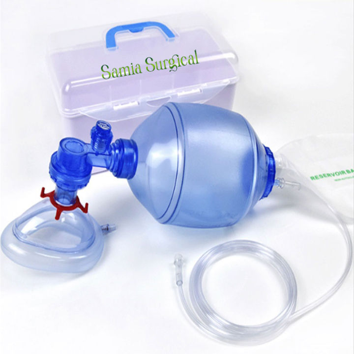 Infant Manual Resuscitator PVC Ambu Bag Oxygen Tube Kit Adult/Children ...