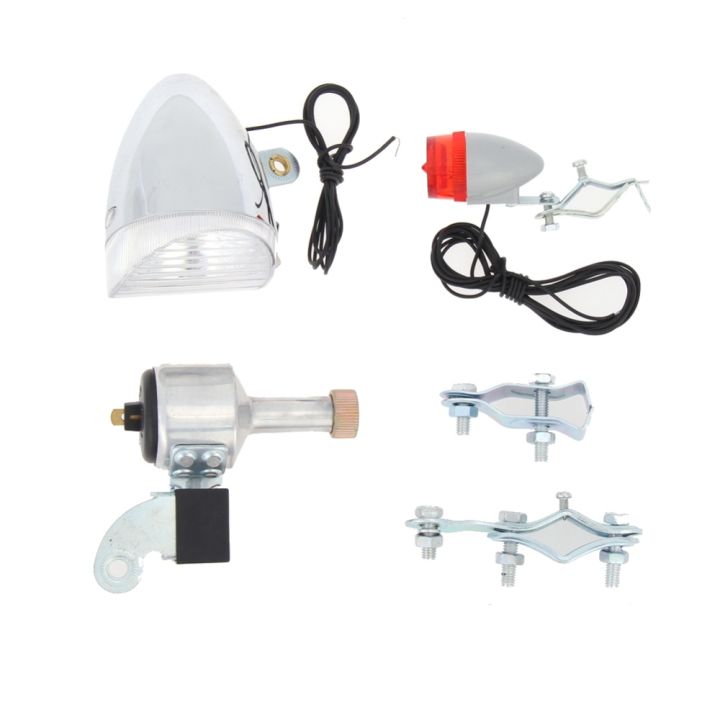 【Eco-friendly】 Bike Cycling Dynamo Lights Set ty Needed Rear | Daraz.com.bd