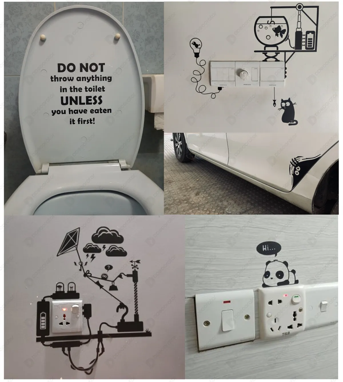 Highly Vital - Innovative System Wall Sticker For Home Decoration Home ...