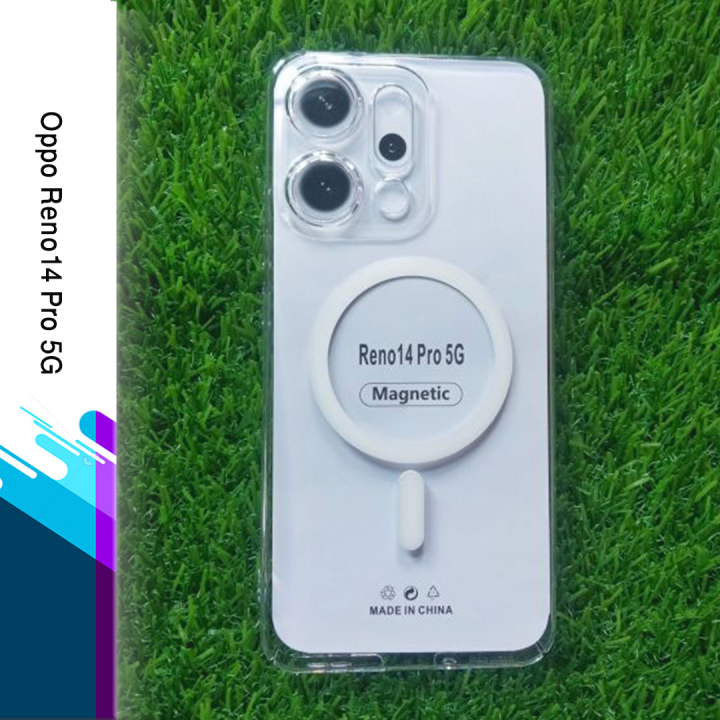 For Oppo Reno 14 Pro 5G - AGT Anti Yellow Magsafe Clear Hard ...