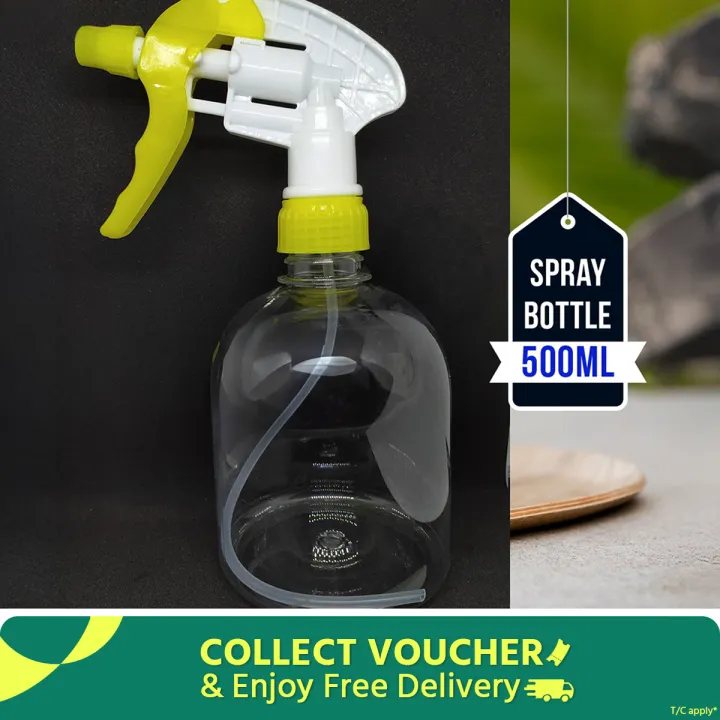 500 Ml Bottle Spray Nozzle Trigger Flower Garden Water Disinfection ...