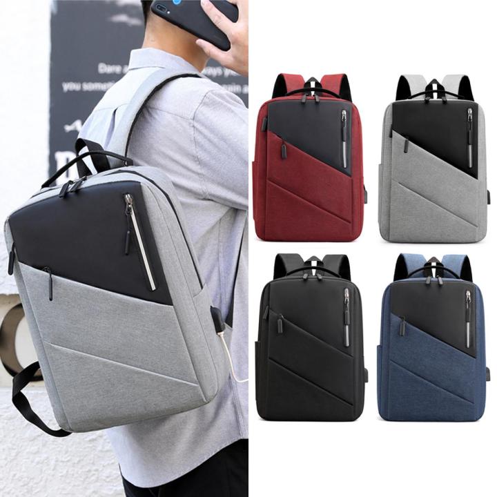 Men Bag Waterproof Business Backpack Multifunction Reflective Design ...