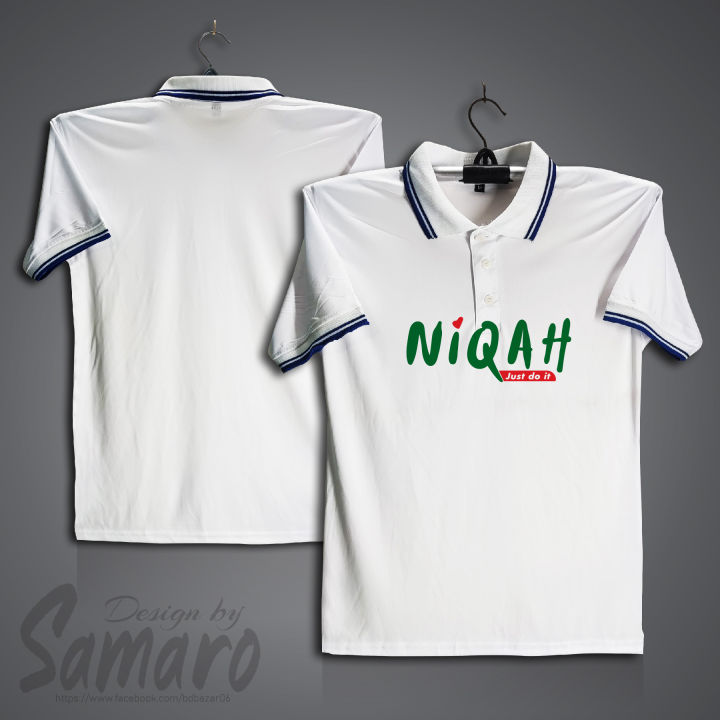 Niqah Just do it Short Sleeve Polo Jersey For Men - PP Micro Polo T ...
