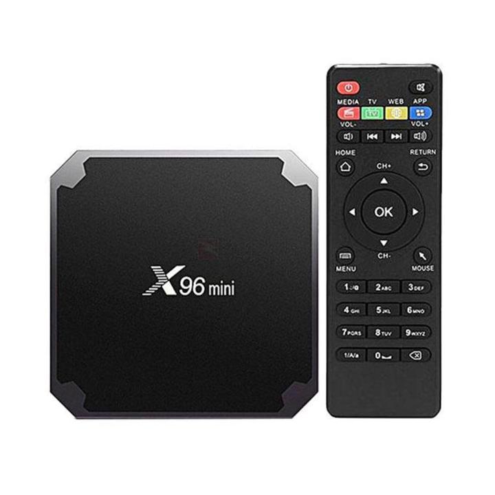 X96 Mini Android Smart Tv Box 2Gb Ram And 16Gb Rom - Black - Android Tv Box | Daraz.com.bd