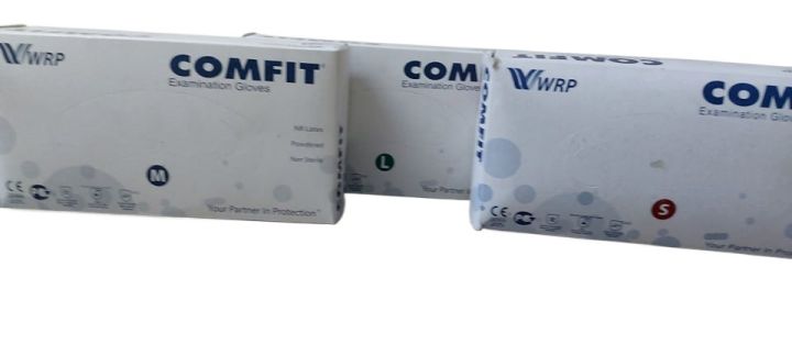 Comfit Examination Hand Gloves 100Pcs Box | Daraz.com.bd