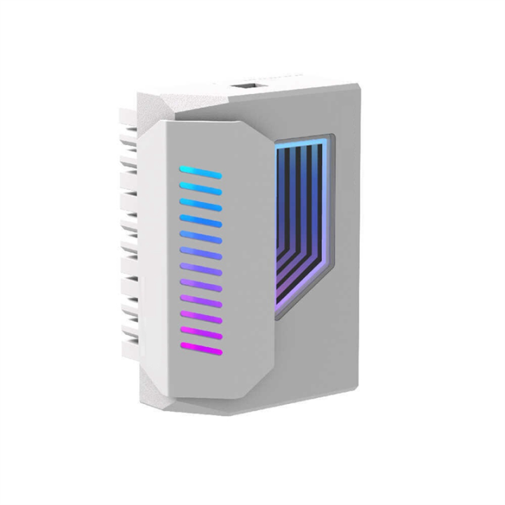 ATX 24Pin Adapter 180 Degree ARGB Adapter 5V Synchronization White ...