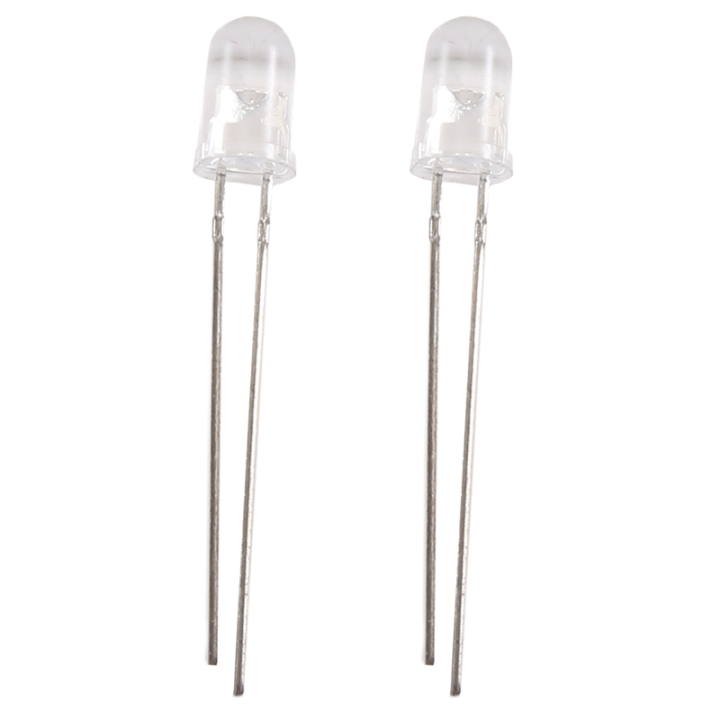UV rays LEDs lamp Light 2 PCS-20A 5mm 365nm Round | Daraz.com.bd