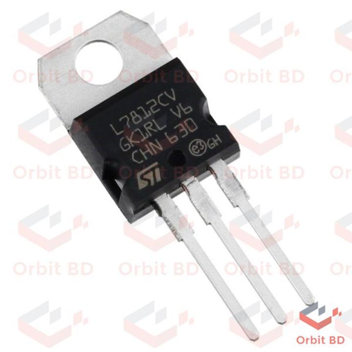 3Pcs- 7812 CHINESE LM7812 IC LM7812 Voltage Regulator 12V Voltage ...