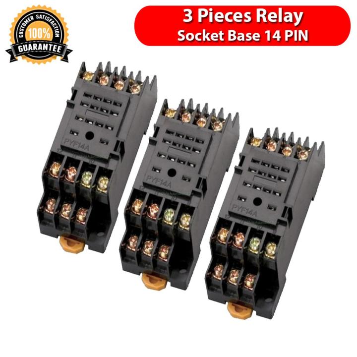 3 Pieces relay socket base 14 pin | Daraz.com.bd