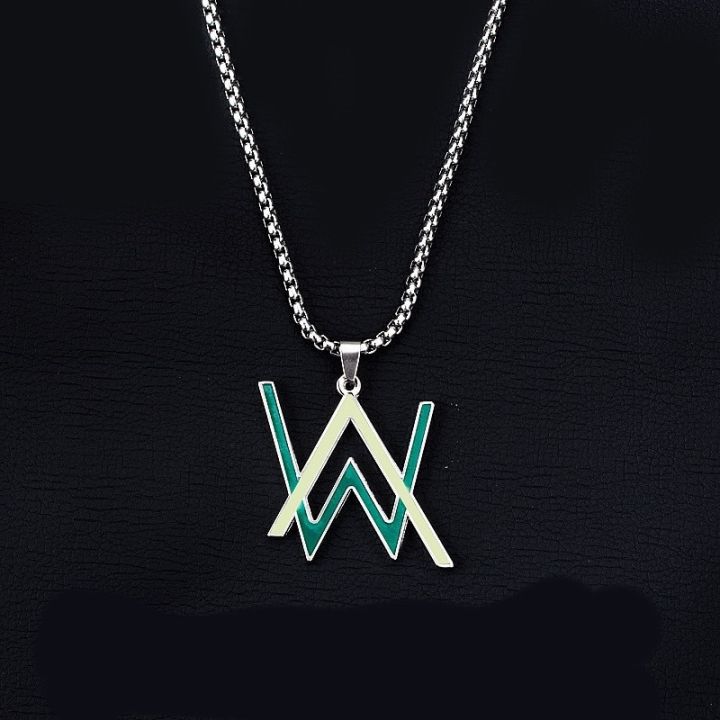 Alan Walker necklace pendant for women fashion Electric tone luminous ...