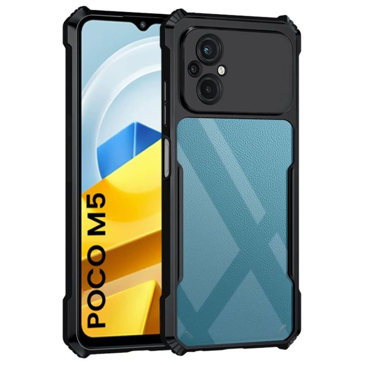 Xiaomi Poco M5 4G Edge-Reinforced Shockproof Cushion Back Clear Hybrid ...