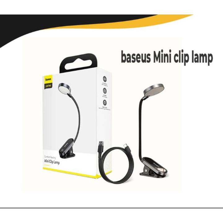 Baseus Clip Lamp DGRAD-0G Comfort Reading Mini Clip Lamp Dark Gray ...