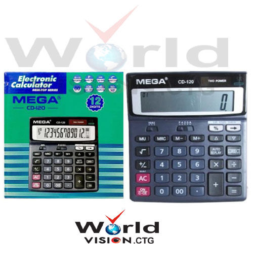 CD 120 calculator Cd-120 , 12 Digit 120 Steps Dual Power 1pcs – | Daraz ...