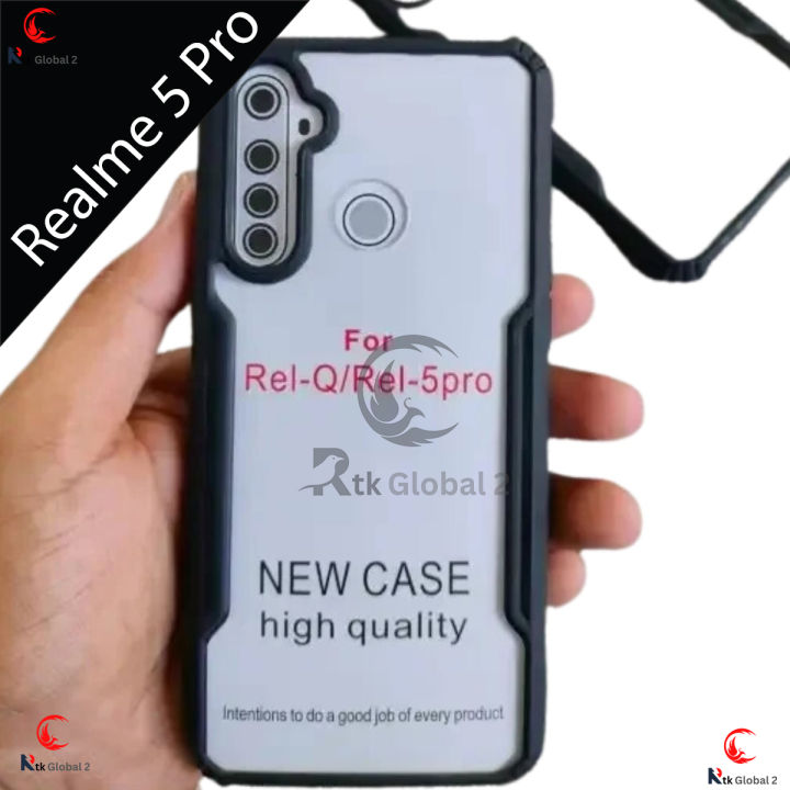 Realme 5 Pro - Xundd Cases Shockproof TPU Bumper Hard Clear Acrylic ...