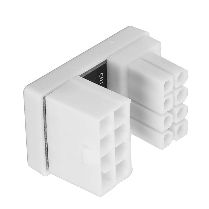 GPU PCIe Connector 8PIN Female to Male 180 Degree Angle RVS Type ABS ...