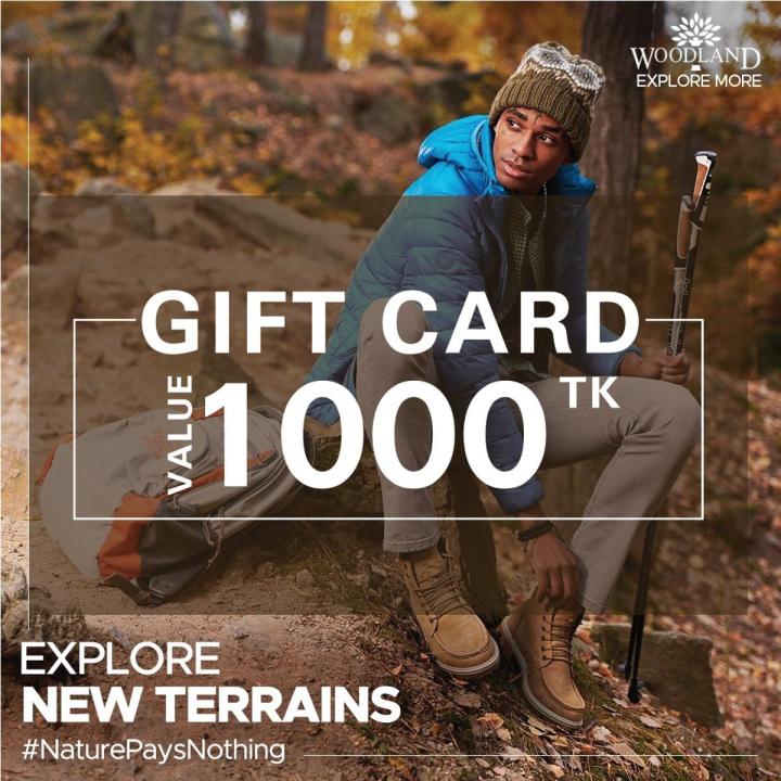 Woodland Gift Card BDT 1000 | Daraz.com.bd