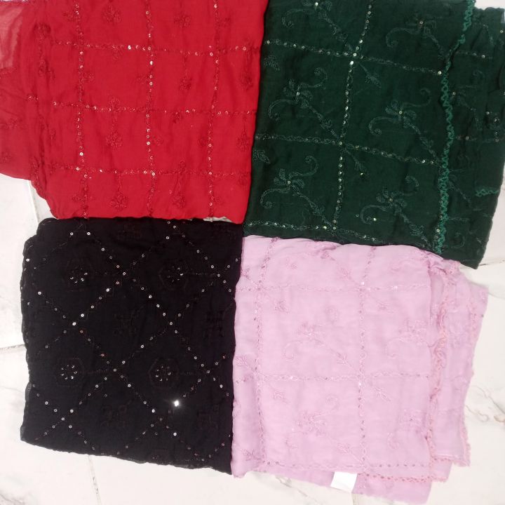 Best Quality Georgette box Orna For Woman's 1 Pice. | Daraz.com.bd