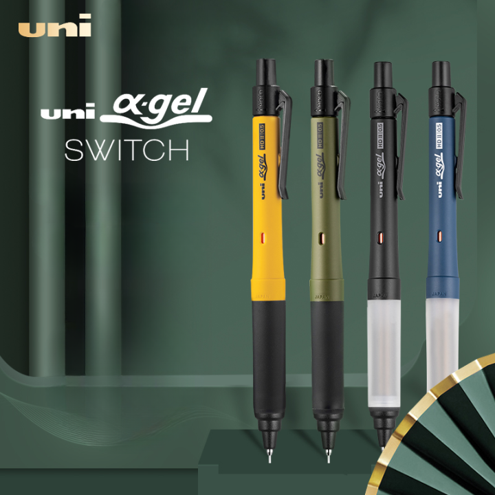 New Uni Alpha-Gel Switch Mechanical Pencil Hold Kuru Toga Automatic 0.3 ...