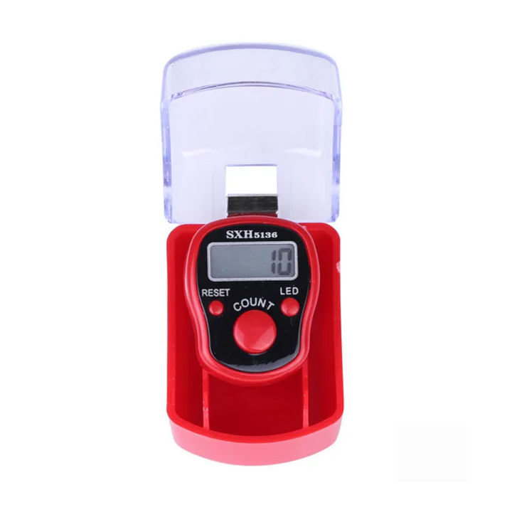 Digital LED Tasbih-Ring Mini Finger Counter LCD Tally Shx-5136 - Easy ...