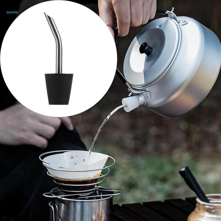 Outdoor Kettle Mouth Coffee Pot Extension Thin Tube Extension Water ...