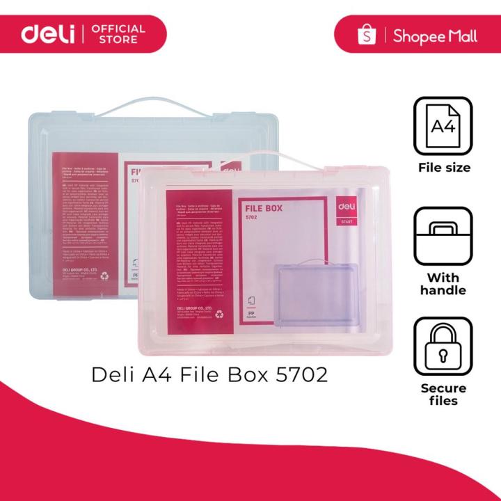 Deli 5702 File Organizer- A4 File Box or File Case | Daraz.com.bd