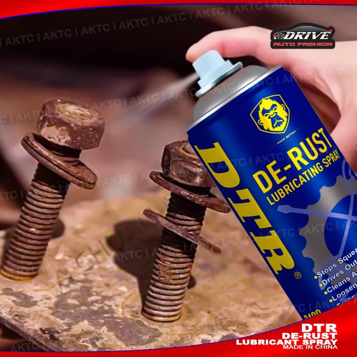 DTR DE-RUST Lubricating Spray Anti rust – Ultimate Rust Remover and ...