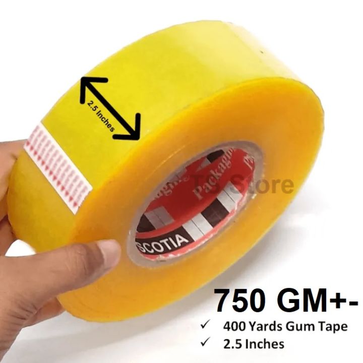 Gum Tape 400 Yards 2.5" 750GM Gum Tape For Packaging | Daraz.com.bd
