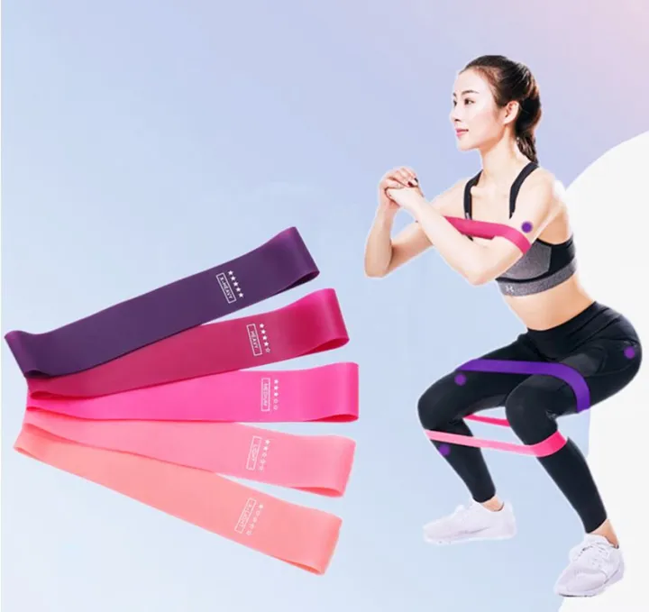 Eco-Friendly Silicone Ring Fitness Stretch Band Arm Workout 8 Colors ...