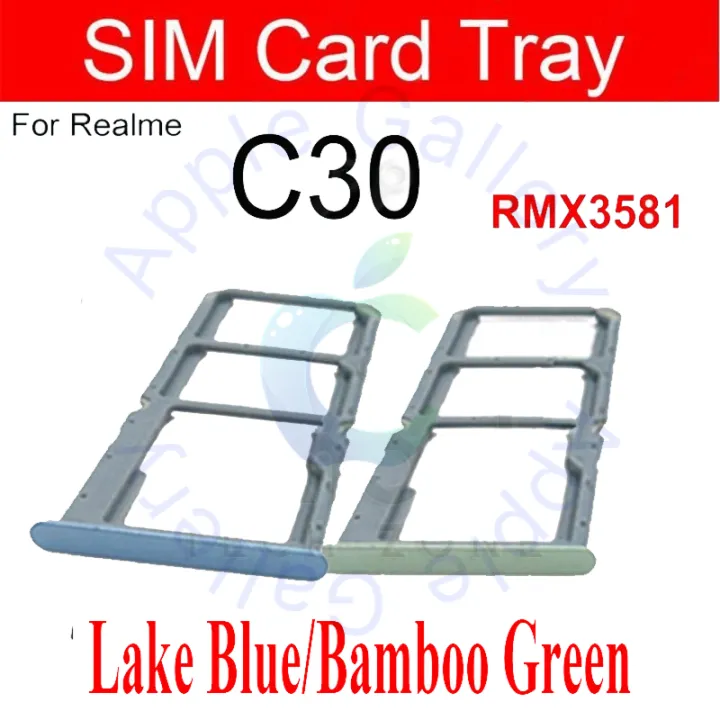 Realme C30 Sim Tray Micro SD Card Slot with Sim Ejector Pin Replacement ...