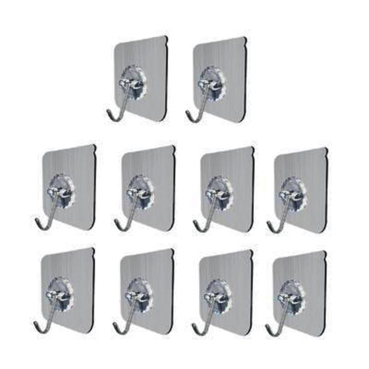 Transparent Plastic Wall Hooks Heavy Duty 10 pcs | Daraz.com.bd