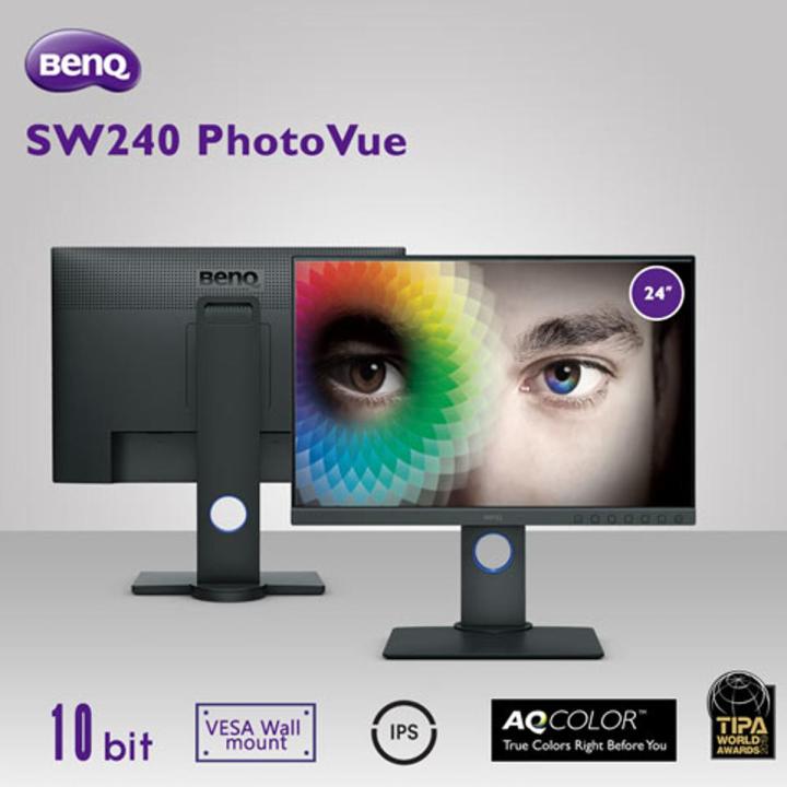 BenQ SW240 Photography 24 Inch Color Accuracy IPS Monitor | Daraz.com.bd